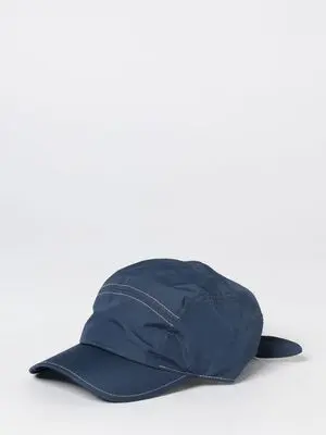 CARRER Mica Knot Baseball Cap With Embroidered Logo And Rigid Visor - Blue