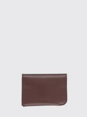Jacquemus Leather Bifold Card Holder With Front Embossed Logo - Brown