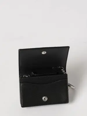 GANNI Recycled Leather Wallet With Dog Print