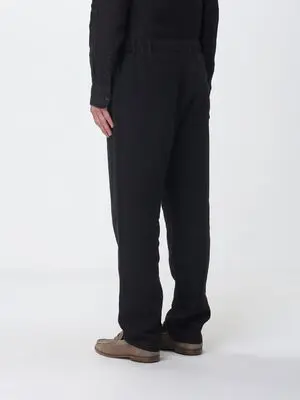 120% Lino Linen Drawstring Trousers - Black
