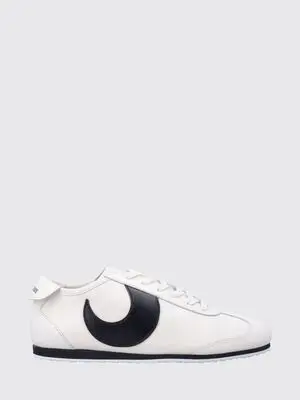 MARINE SERRE Astra Leather Sneakers - Beige