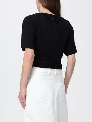 Rabanne Printed Cotton T-shirt - Black