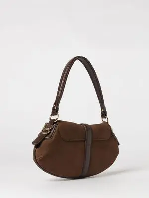 GANNI B-kat Bag In Recycled Suede