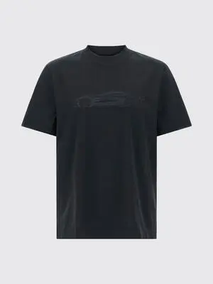 BOSS Cotton T-shirt With Logo - Blue