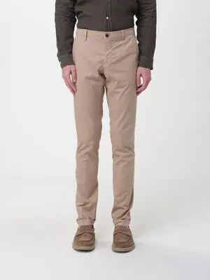 MASON'S Stretch Cotton Chino Trousers Ecru