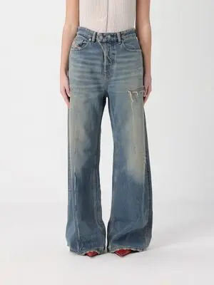 DIESEL® D-sire Wide-leg Jeans In Denim
