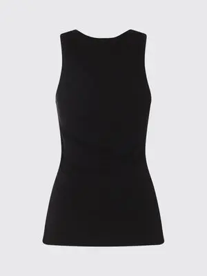 Pinko Ribbed Tank Top With Logo Detail