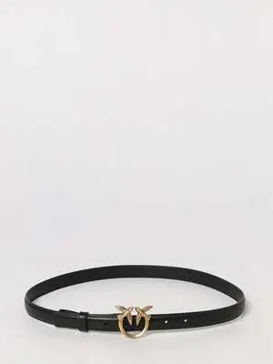 Pinko Pinko Gold Tone Buckle Belt Black