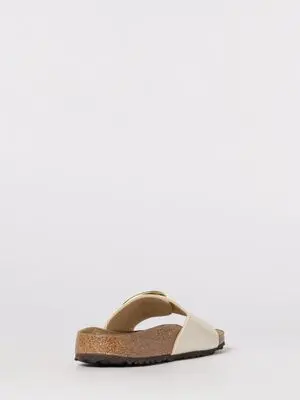BIRKENSTOCK Madrid Big Buckle Leather Sandals - Pearl