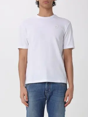 BLAUER. Cotton T-shirt With Emblem - White