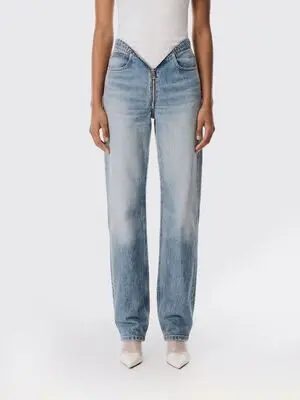 Alexander Wang Straight Jeans In Cotton Denim - Blue