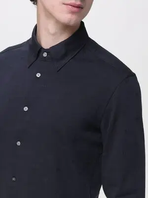 Emporio Armani Classic Cotton Shirt - Blue