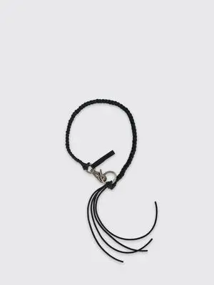 Our Legacy Braided Leather Rope Necklace - Black
