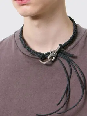 Our Legacy Braided Leather Rope Necklace