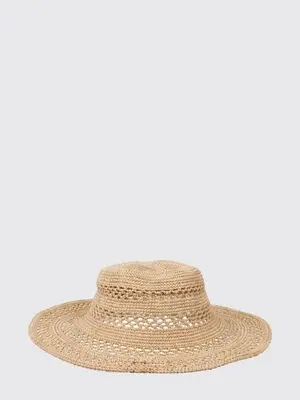 Ruslan Baginskiy Perforated Straw Wide-brim Hat