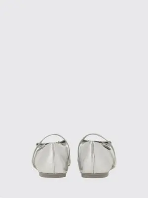 FERRAGAMO Vara Laminated Nappa Mary Jane Ballet Flats