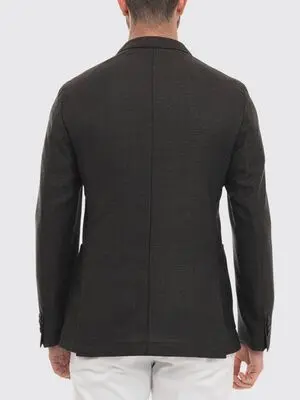 BOSS Double-breasted Blazer In Virgin Wool
