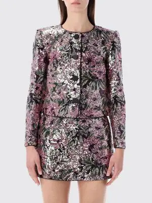 SELF-PORTRAIT Sequin Jacket - Red