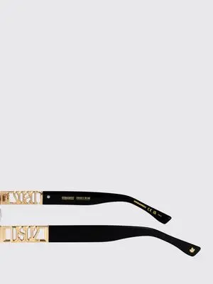 Dsquared2 Oval Frame Sunglasses With Gold Tone Detailing