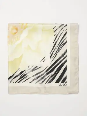 Liu Jo Floral Animal Print Scarf - Peony