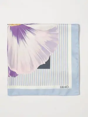 Liu Jo Floral Animal Print Scarf - Violet