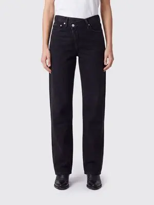 AGOLDE Baggy Straight Leg Jeans - Black