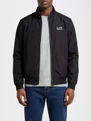 EA7 Polyester Jacket With Logo - Black 1