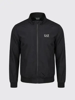 EA7 Polyester Jacket With Logo - Black 1