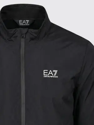 EA7 Polyester Jacket With Logo - Black 1