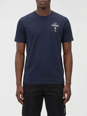 C.P. COMPANY Cotton T-shirt With Maxi Logo
