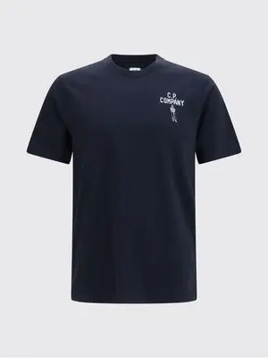 C.P. COMPANY Cotton T-shirt With Maxi Logo