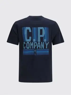 C.P. COMPANY Cotton T-shirt With Maxi Logo