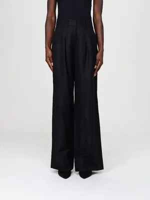 PT TORINO Frankie Wide-leg Trousers - Black