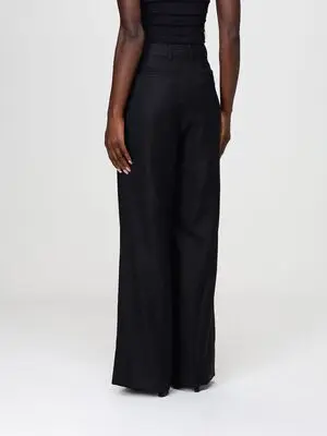 PT TORINO Frankie Wide-leg Trousers - Black