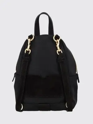 Moschino Nylon Backpack With Metal Logo And Decorative Charm