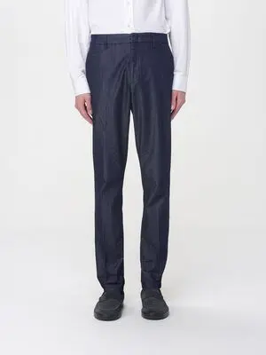 DONDUP Cotton Tailored Trousers - Blue