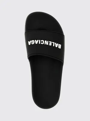 Balenciaga Logo Rubber Sliders