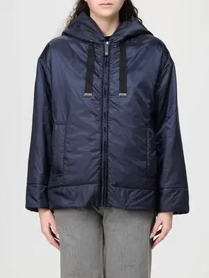 Max Mara Daria Hooded Nylon Puffer Jacket 's - Blue