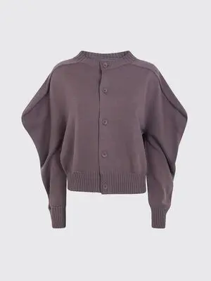 Issey Miyake Relaxed Fit Cotton-blend Crew Neck Cardigan