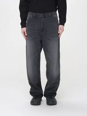 Carhartt Work In Progress Double Knee Cotton Denim Jeans - Black