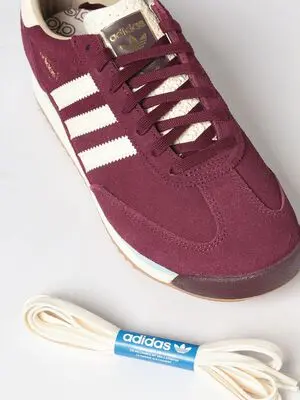 ADIDAS ORIGINALS Sl 72 Rs Suede Lace-up Sneakers With Serrated Sole - Red