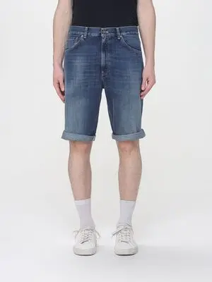 DONDUP Cotton Denim Shorts - Blue