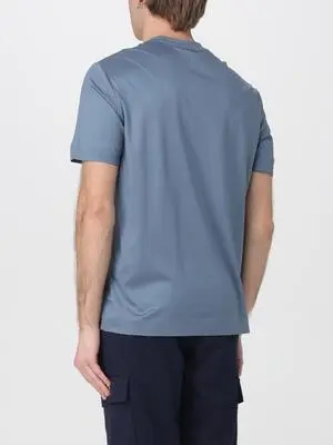 Emporio Armani Slogan T-shirt - Blue