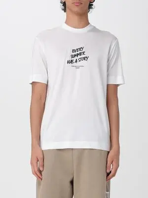 Emporio Armani Slogan T-shirt - White