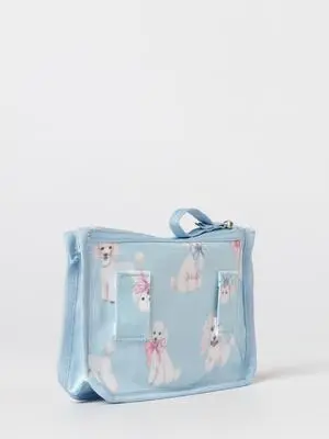 Fiorucci Poodle Pouch In Cotton Canvas And Pvc