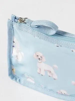 Fiorucci Poodle Pouch In Cotton Canvas And Pvc