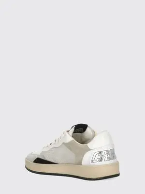 CRIME LONDON Leather And Mesh Chelsea Sneakers