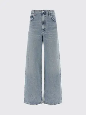 AGOLDE Wide-leg Cotton Denim Jeans