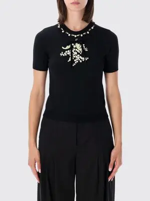 Valentino Garavani Embellished Knit Top - Black
