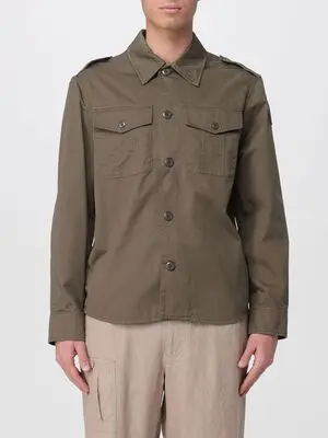 BLAUER. Cotton Blend Shirt - Green